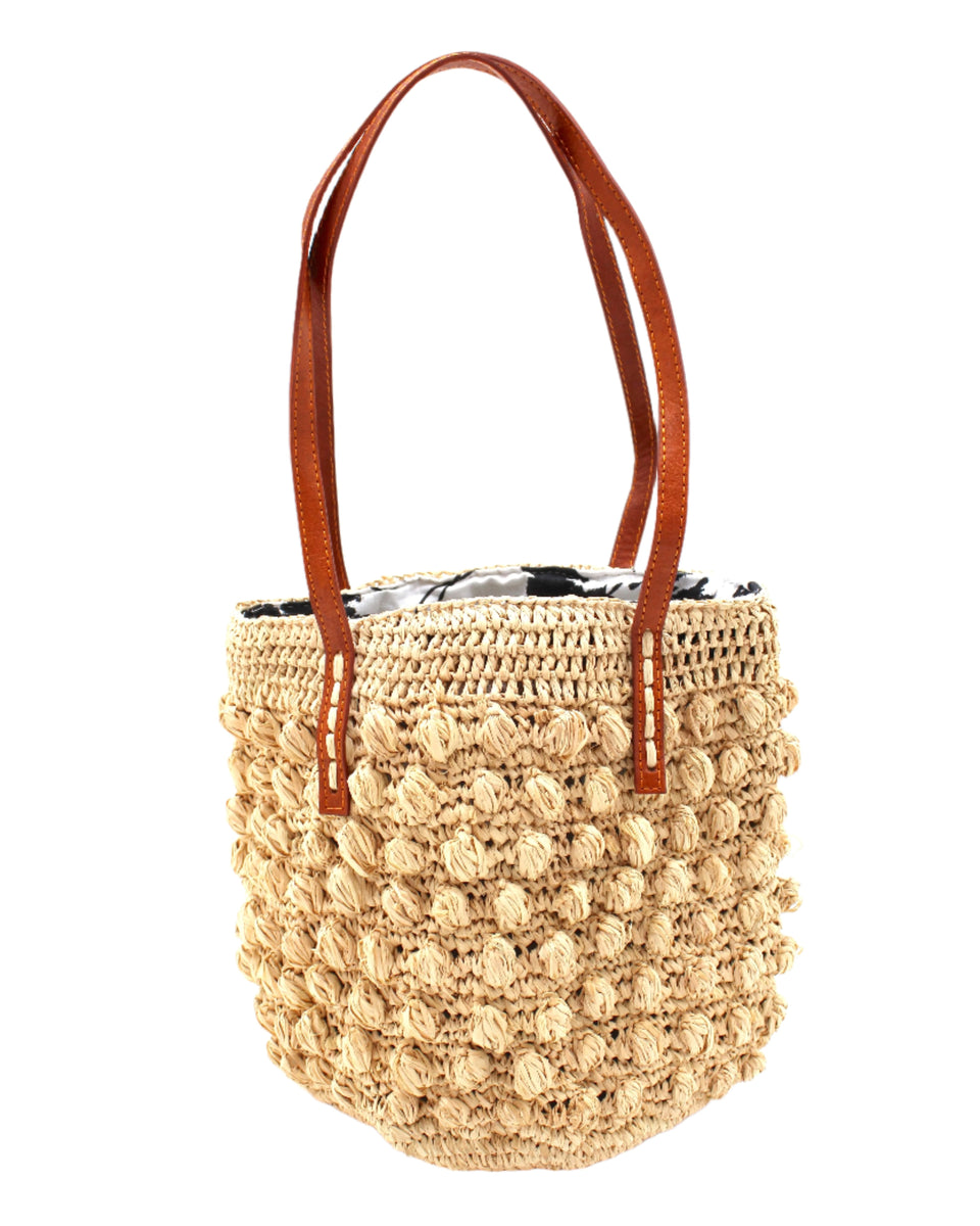 Boucle Crochet Small Straw Handbag – Shebobo