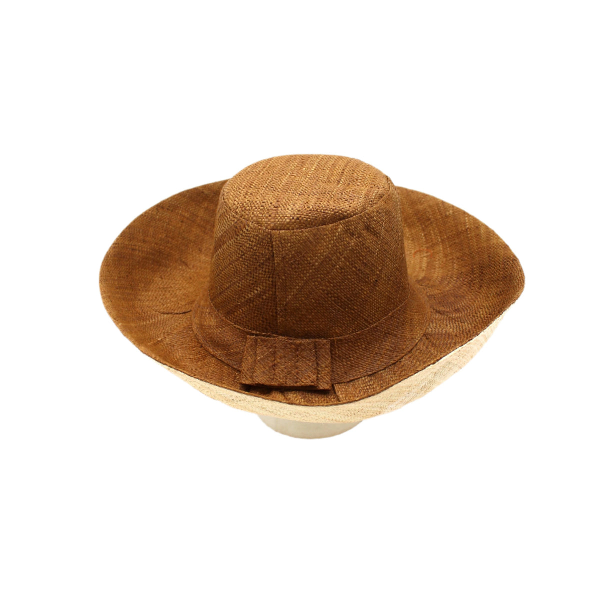 Monica 5" & 7" Wide Brim Two Tone Packable Straw Sun Hats – Shebobo