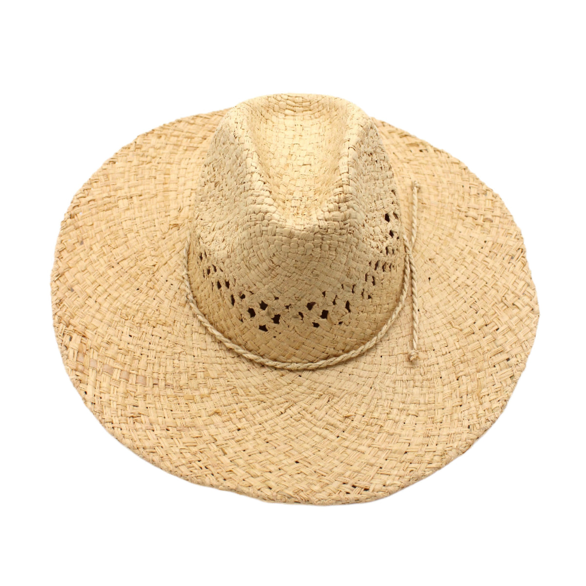 Macho 3.5" Brim Unisex Straw Cowboy Hats with Adjustable Wire Edge ...