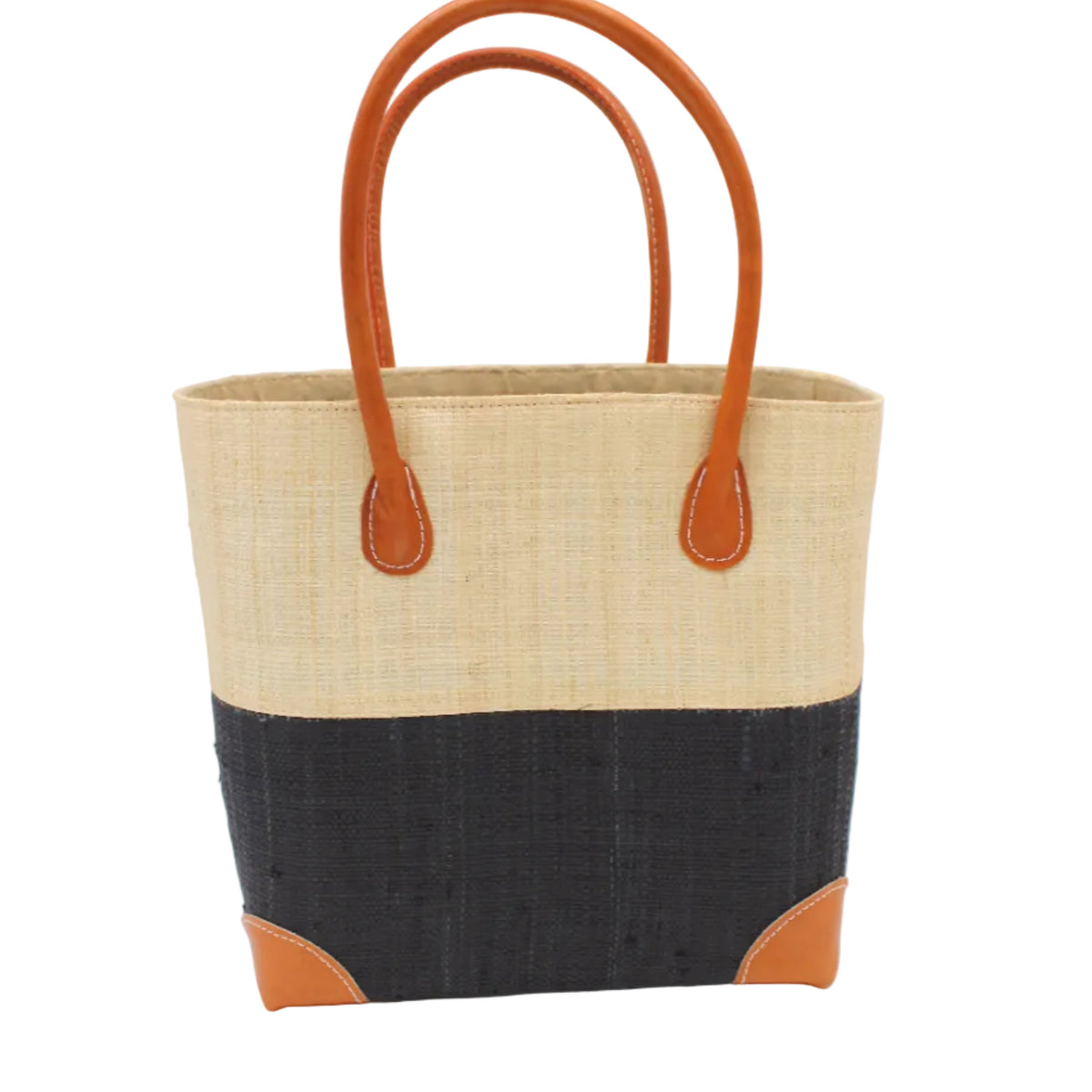 Trinidad Two Tone Straw Basket Bag – Shebobo